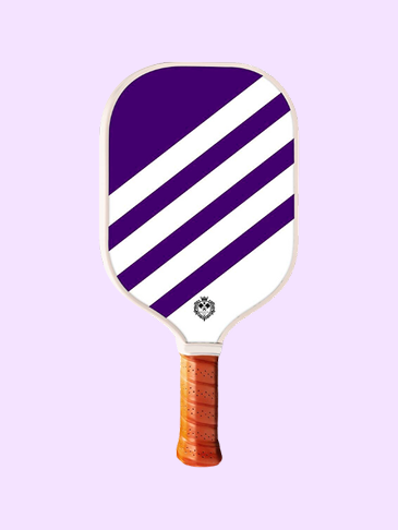 Classic Striped Paddle - Purple – Pickleball Prep